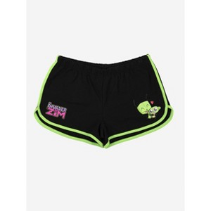 Invader Zim Gir Hugging Monkey Black Lounge Shorts -xxl : Target