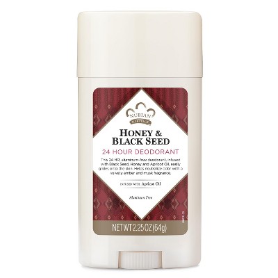 Nubian Heritage Honey and Black Seed Aluminum Free Deodorant for Daily ...