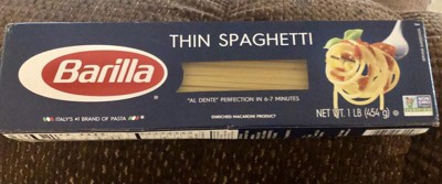 Barilla Thin Spaghetti Pasta - 16oz : Target