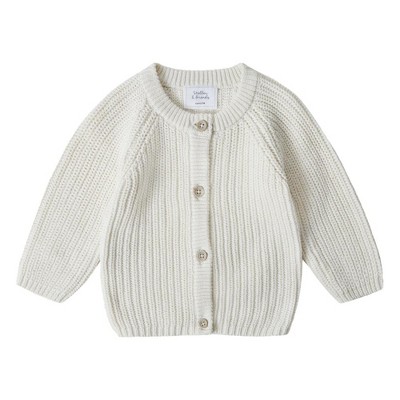 Stellou & Friends 100% Cotton Chunky Ribbed Knitted Cardigan For Boys ...