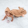 2 Pack Baby Hooded Muslin Cotton Towel For Kids By Comfy Cubs - Caramel ...