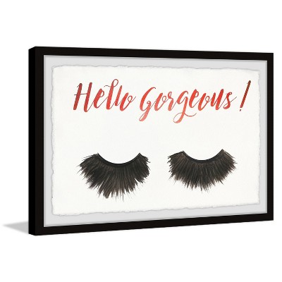 HomeStock 24 in. L x 16 in.W Framed Portrait Digital Art For Wall Art ...