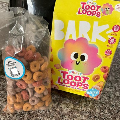 Bark Fruity Toot Loops Mixed Berry Flavor Blend Crunchy Dog Treats ...