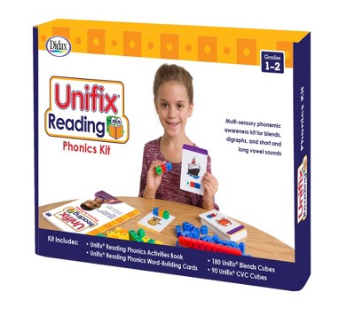 Didax Unifix Reading Phonics Activity Kit, Grades 1 To 2 : Target