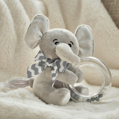 Bearington Collection Lil' Spout Plush Stuffed Animal Gray Elephant ...