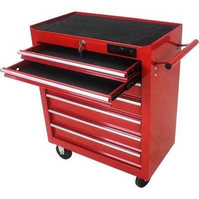 Costway Portable Tool Chest Box Storage Cabinet Garage Mechanic ...