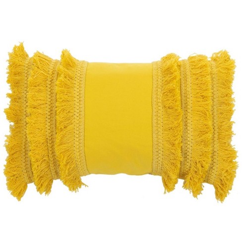 Grema Pillow - Yellow - 12"x20" - Safavieh : Target
