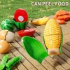 Etokfoks 50 Piece Play Food Set for Kids Toddler Kitchen Cutting Food ...