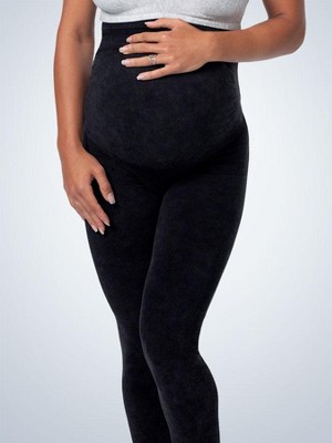 Leading Lady Maternity Support Leggings Patented Back Support In Jet ...