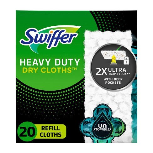 Swiffer Unstopables Fresh Heavy Duty Dry Cloths Refill - 20ct : Target