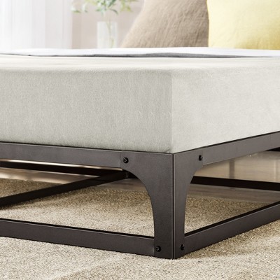 Full 9" Metal Hinged Corner Platform Bed Frame Black - Mellow : Target