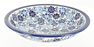 Blue Rose Polish Pottery Iris Soup Plate : Target
