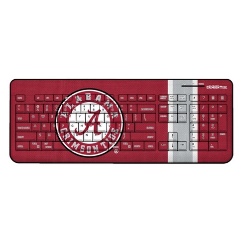 Keyscaper Alabama Crimson Tide Stripe Wireless Usb Keyboard : Target