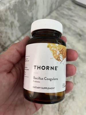 Thorne Bacillus Coagulans Probiotic - Shelf Stable Probiotic Supplement ...