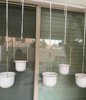 Triflora 5 Hanging Planter Black - Umbra : Target