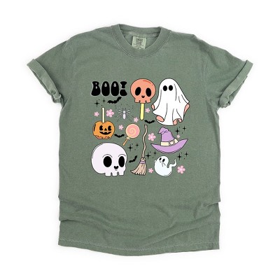 Simply Sage Market Women's Boo Chart Short Sleeve Garment Dyed Tee - Xl ...
