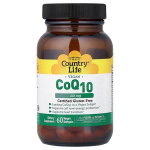 Country Life Vegan CoQ10, 100 mg, 60 Vegan Softgels : Target