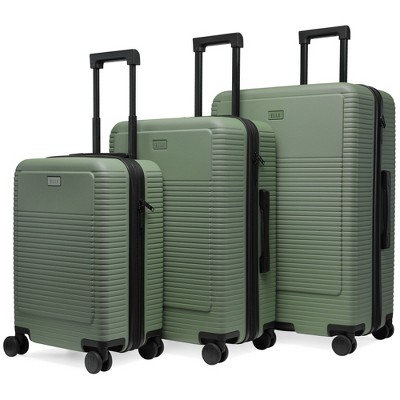 ELLE Luggage Passage 3pc Expandable Retro Spinner Hardside Luggage Set ...
