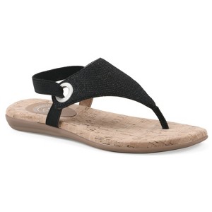White Mountain Women's Lifeway Slingback Thong Sandal : Target