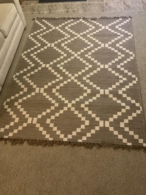 Check Diamonds Outdoor Rug Tan - Threshold™ : Target