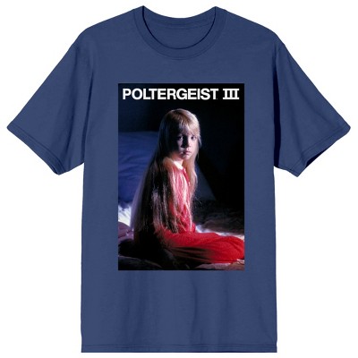 Poltergeist Iii Carol Key Art Crew Neck Short Sleeve Navy Women's T ...