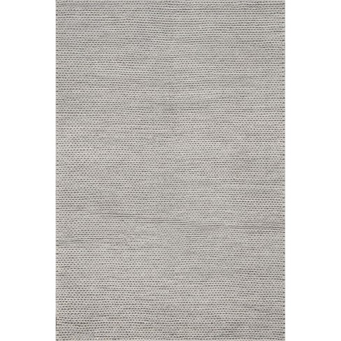 Nuloom Penelope Braided Wool Area Rug, 10' X 14', Light Gray : Target