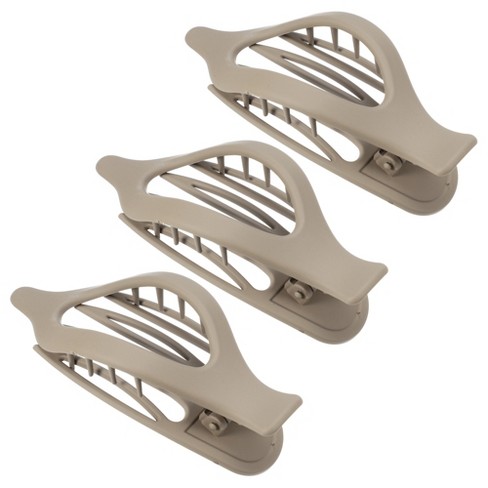 Unique Bargains Women's Plastic Hair Claws 4.69"x1.89"x1.02" 3pcs : Target
