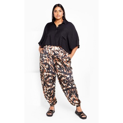 Women's Plus Size Ada Pant - Black | City Chic : Target