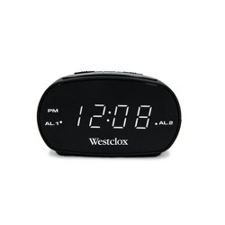 Digital Alarm Clock Black - Westclox : Target