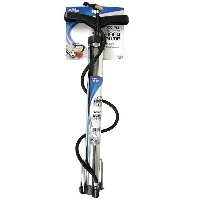 Unique Bargains Bicycle Air Pump With Needle Nozzle Hose Black 1 Set ...