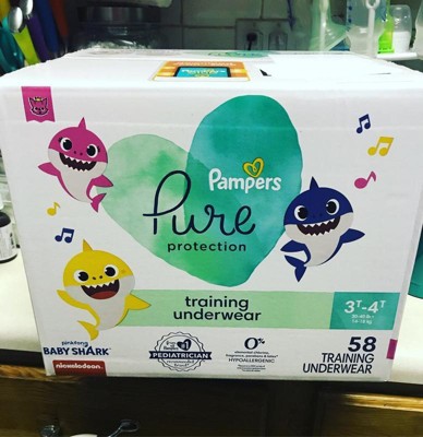 Pampers Pure Protection Training Underwear - Baby Shark - Size 3t-4t ...