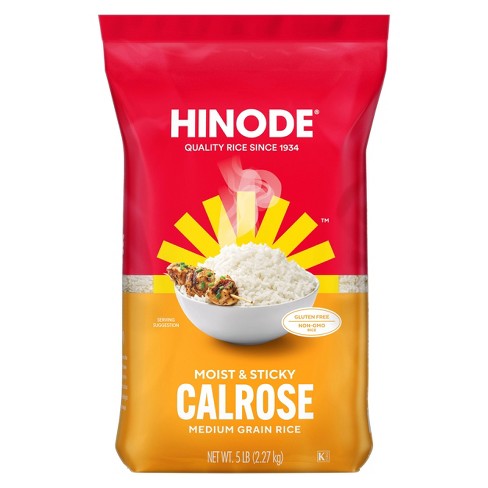 Hinode Medium Grain Calrose White Rice - 5lbs : Target