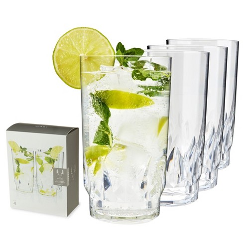 Viski Shatterproof Drinking Glasses - Acrylic : Target