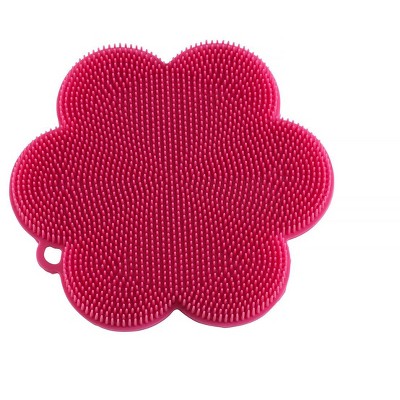 Kuhn Rikon Stay Clean Flower Silicone Scrubber : Target