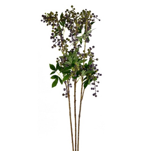 Vickerman 38" Artificial Violet Berry Spray. There Are 3 Sprays Per ...