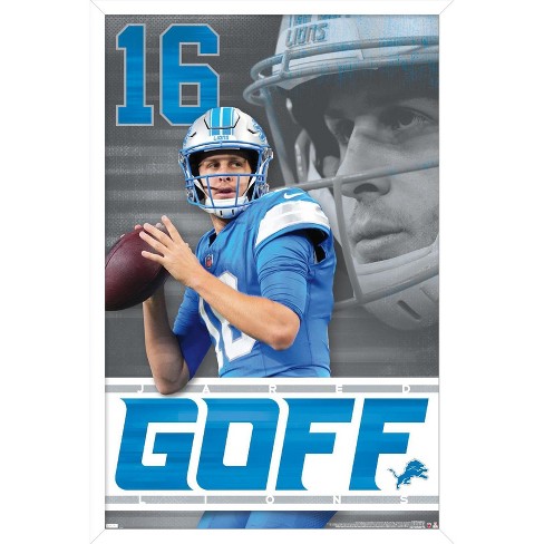 Trends International Nfl Detroit Lions - Jared Goff 24 Framed Wall ...