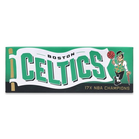 Nba Boston Celtics Tradition Canvas Wall Sign : Target