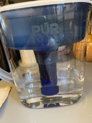 Pur Plus 11 Cup Water Pitcher Filtration System White/blue Ppt110wa ...