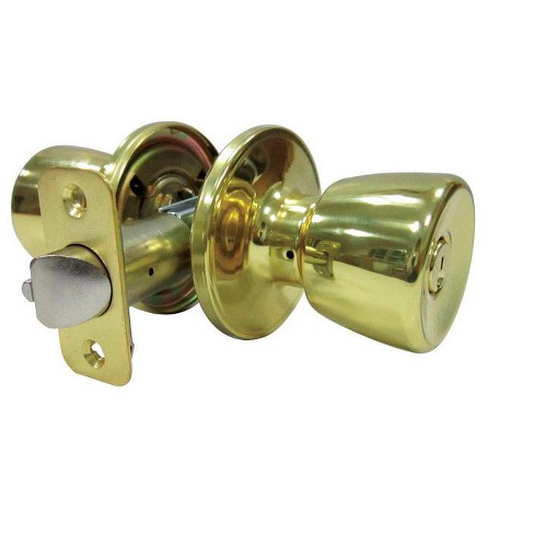 Faultless Tulip Polished Brass Entry Knobs Right Handed : Target