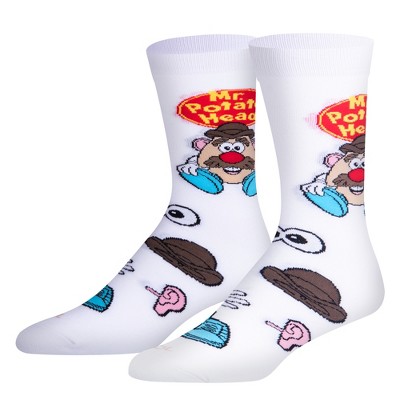 Cool Socks, Mr. Potato Head, Funny Novelty Socks, Large : Target