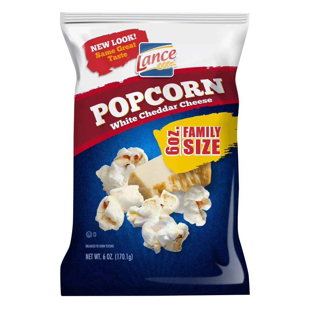 UPC 076410901121 - Lance White Cheddar Cheese Popcorn - 6oz | upcitemdb.com