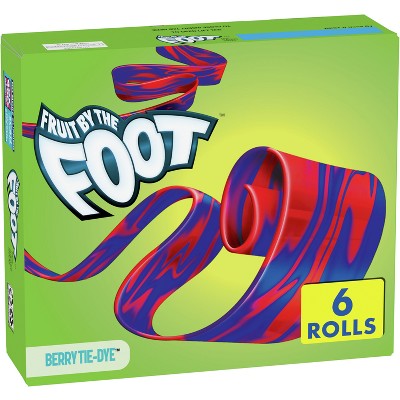 Fruit By The Foot Tie Dye Fruit Snacks - 6ct : Target