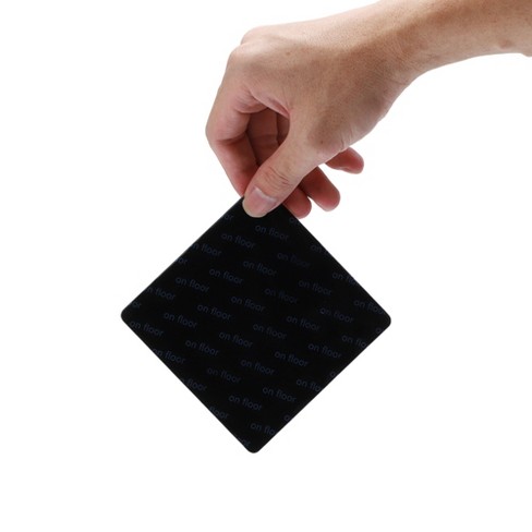 Unique Bargains Carpet Anti-slip Stickers Non Slip Rug Pads Black 4 Pcs ...