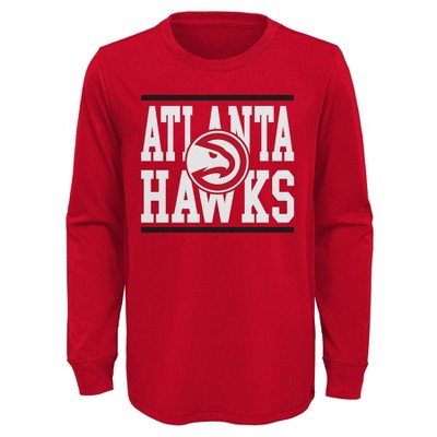 Nba Atlanta Hawks Boys' Long Sleeve T-shirt - Xs : Target