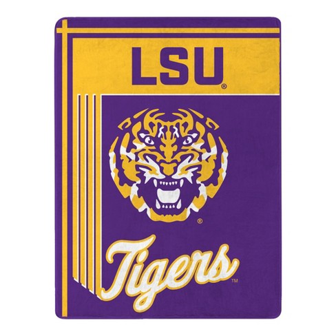 Ncaa Lsu Tigers 46" X 60" Raschel Throw Blanket : Target