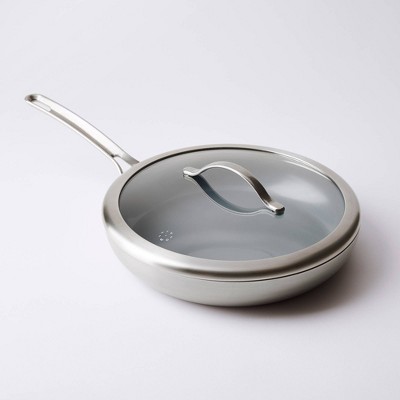 Curtis Stone 3-piece Dura-pan Nonstick Nesting Skillet Set Refurbished ...