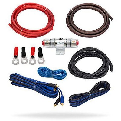 Installgear Dual 8 Gauge Amp Wiring Kit, Red : Target