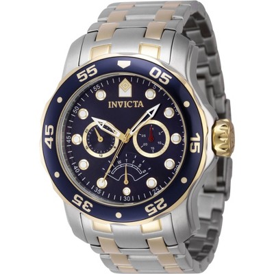 Invicta 47001 Men's Pro Diver Quartz Blue Dial Tt Bracelet Watch : Target