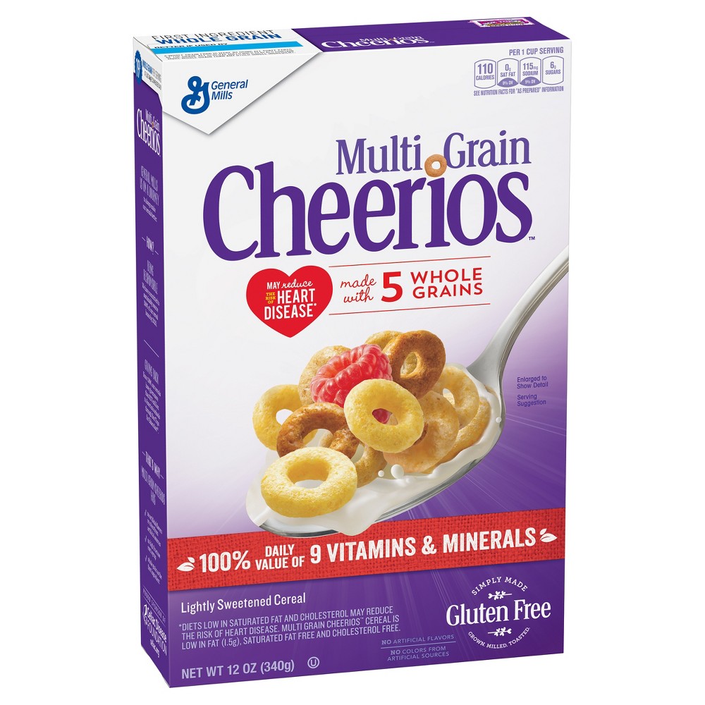 UPC 016000487697 - Multi Grain Cheerios Heart Healthy Breakfast Cereal ...