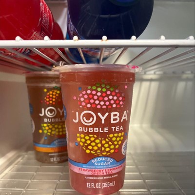 Joyba Raspberry Dragon Fruit Black Bubble Tea - 4pk/12 Fl Oz Cups : Target